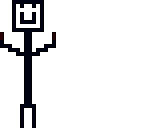 Stickman flexing | Minecraft Skin