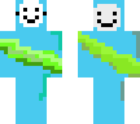 Blue Dream a fanart for a dreams fans tis is Dream blue | Minecraft Skin