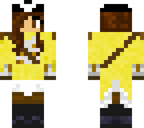 Girl Yellow Lamanburg | Minecraft Skin