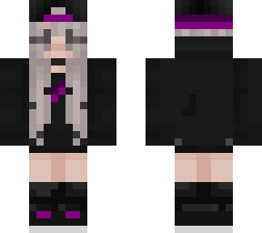 Manhal purple revamp (women) | Minecraft Skin