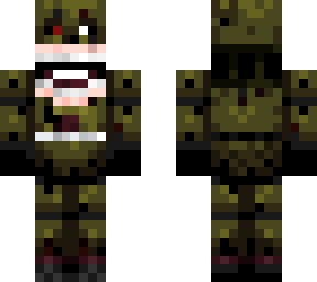 nightmare springtrap | Minecraft Skin