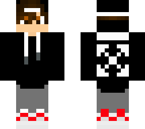 ninjaskull 2020 off white | Minecraft Skin