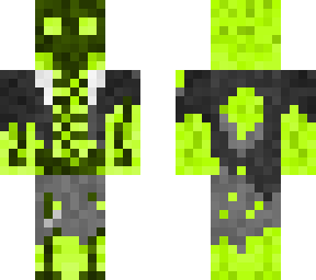 Radioactive Skeleton | Minecraft Skin