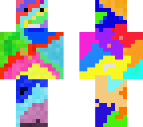 Rainbow Steve | Minecraft Skin