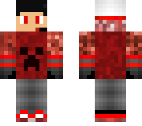 Red creeper Boy | Minecraft Skin