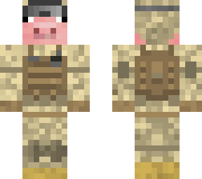 Soldier Pig | Minecraft Skins
