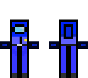 Among us blue cop | Minecraft Skin