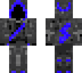 blue shadow man | Minecraft Skin