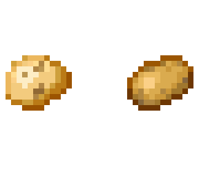 Both potato textures from before 1.14 and after 1.14 | Minecraft Skin
