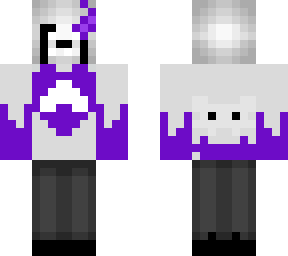 Delta Sans absorbed the purple soul | Minecraft Skin