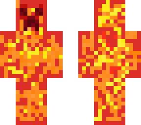 Lava Creeper | Minecraft Skins