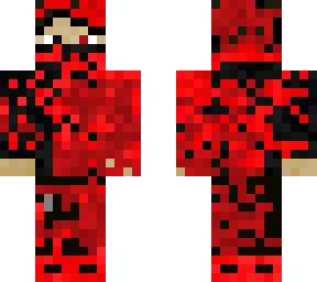 Red and black | Minecraft Skin