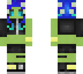 Sanitized octoling Jibanyanlnewells | Minecraft Skin