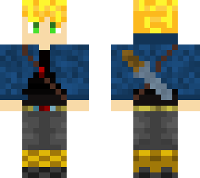 Trunks Super Saiyan | Minecraft Skin