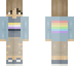 ~- Non-binary pride -~ | Minecraft Skin