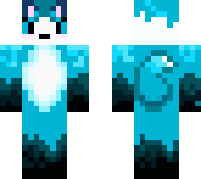 Blue fox | Minecraft Skin