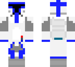 Captain Rex Snow Suit | Minecraft Skin