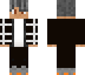 Cool: Grey Hair Dude | Minecraft Skin