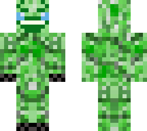 creeper with laughing crying face | Minecraft Skin