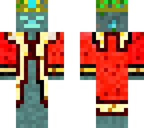 Drowned King V2 | Minecraft Skin