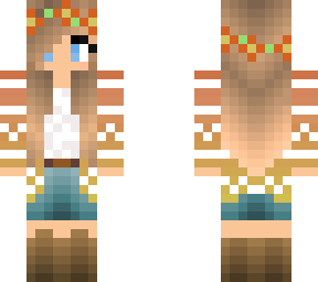 thanksgiving girl thanks giving thankful fall | Minecraft Skins