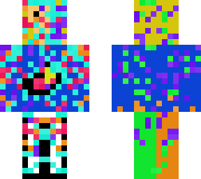 petit blond multicolor | Minecraft Skin