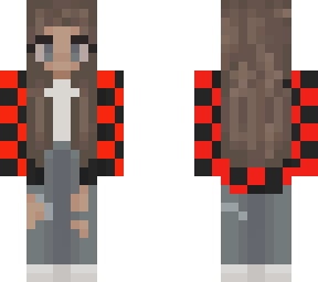 Plaid/Flannel jacket | Minecraft Skin