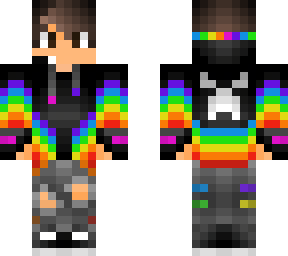 Rainbow Gamer | Minecraft Skin