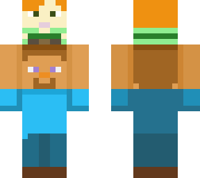 steve carrying alex | Minecraft Skins