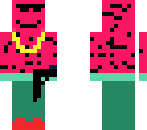 The Gangsta Melon | Minecraft Skin