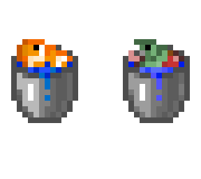 bucket of tropical fish | Minecraft Skins
