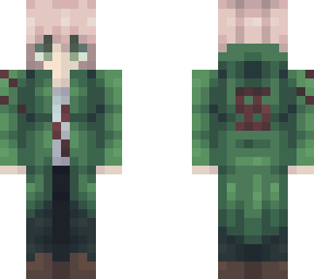 nagito komaeda - danganronpa | Minecraft Skin