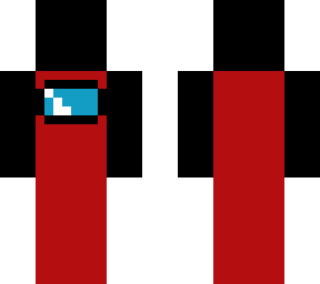 Among us impostor/crewmate RED | Minecraft Skin