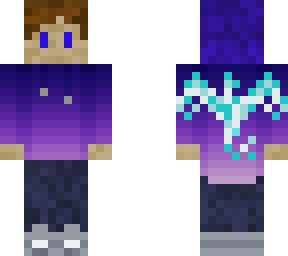 Blue Phoenix Boy | Minecraft Skin