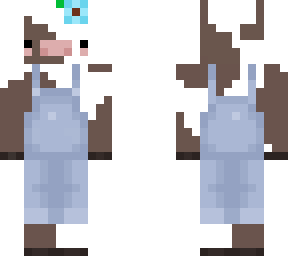 Cow in overalls | Minecraft Skin