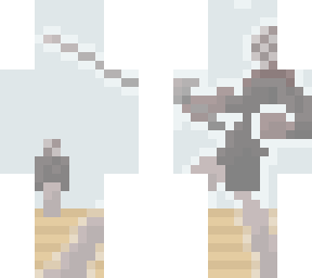Fencing Man Pixel art | Minecraft Skin
