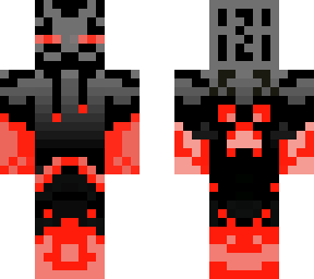 fire enderman | Minecraft Skin