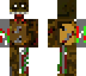 Ignited springtrap V2 | Minecraft Skin