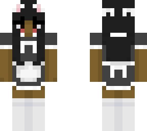maid outfit cat girl :) | Minecraft Skin