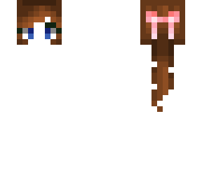 NEW Female HB - Thick Brown Ponytail | Minecraft Skin