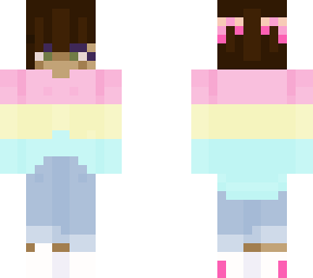 Pan/Fin Pride | Minecraft Skin