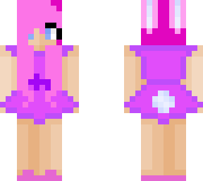 Pink Bunny Girl | Minecraft Skin