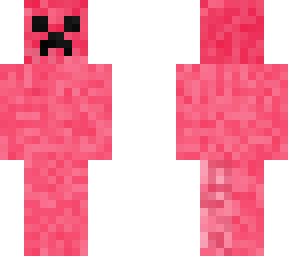 pink creeper | Minecraft Skin