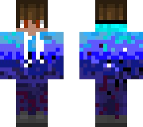 blue camo hoodie | Minecraft Skin