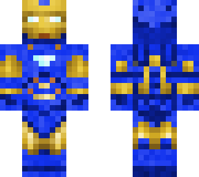 Blue Iron Man | Minecraft Skins