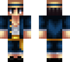 Blue Luffy | Minecraft Skin