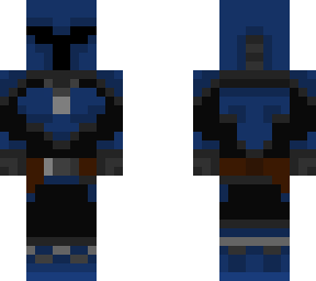Blue Mandalorian V2 | Minecraft Skin