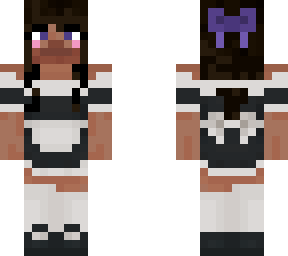 girl steve maid costume | Minecraft Skin