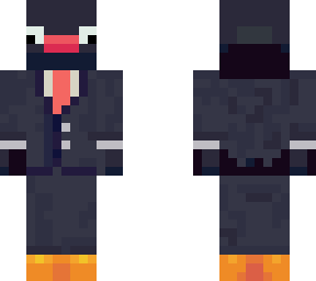 pingu in a suit | Minecraft Skin
