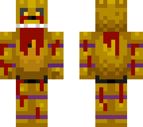 purple guy getting springlocked | Minecraft Skin